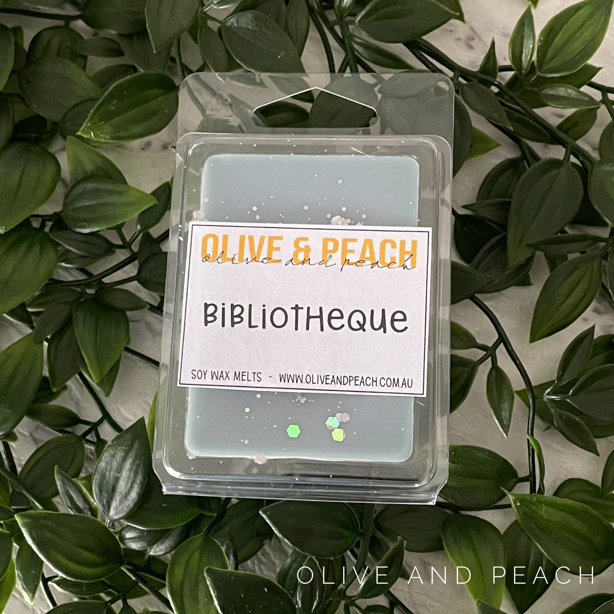 Bibliotheque Clamshell – Olive and Peach