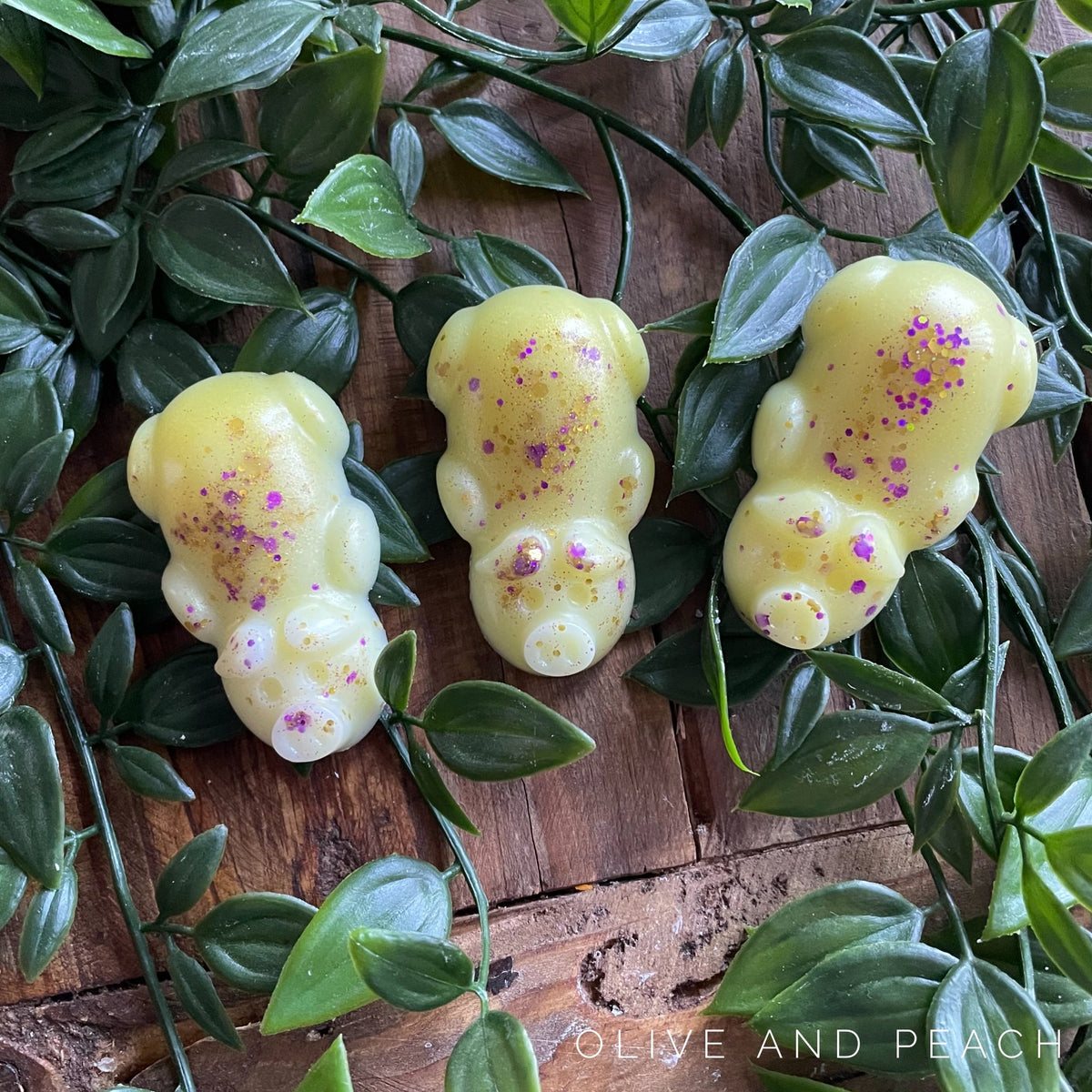 Little Piggy Trio – Olive and Peach